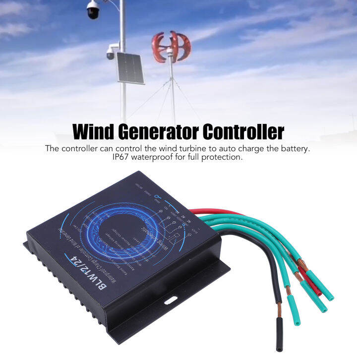 Wind Turbine Generator Controller 500W 12V 24V Waterproof Auto Charge ...