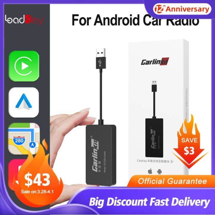 LoadKey & Carlinkit Wireless CarPlay Adapter Wired Android Auto Dongle ...