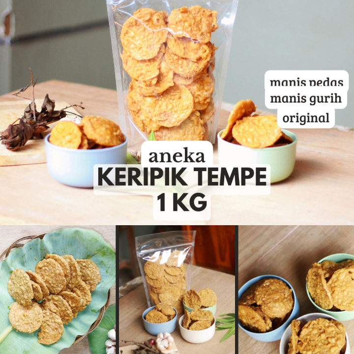 Keripik tempe Bandung 1KG / Keripik tempe kiloan Oleh oleh BANDUNG ...