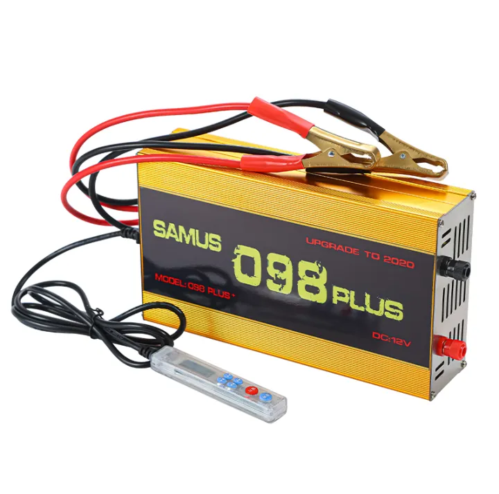 SAMUS 098 PLUS 3000W 12V Electric Fish Shocker Stunner Ultrasonic ...