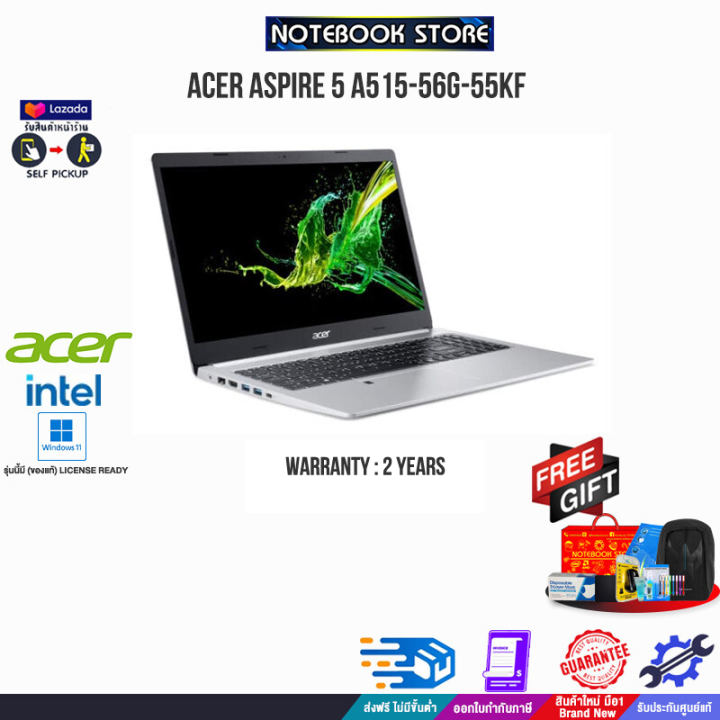 A515-56G-55KFผ่อน 0% 10 ด.][แลกซื้อKB216/MS116]ACER ASPIRE 5 A515-56G-55KF/i5-1135G7/ประกัน 2Y ...