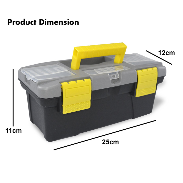 High Quality (12131415 Inch) Tool Box Heavy Duty Double Layer Portable ...