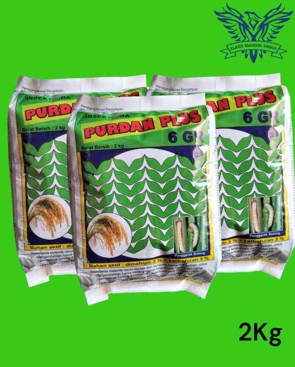 Insektisida PURDAN PLUS 2 kg Karbofuran 3 % dan Dimehipo 3 % Pembasmi ...