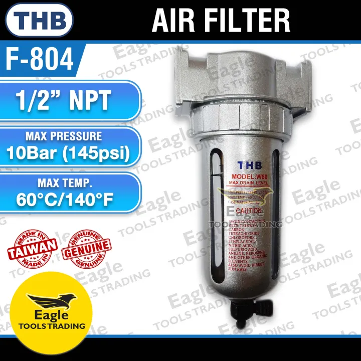 THB Air Filter 1/2 inch NPT | F804 | Lazada PH