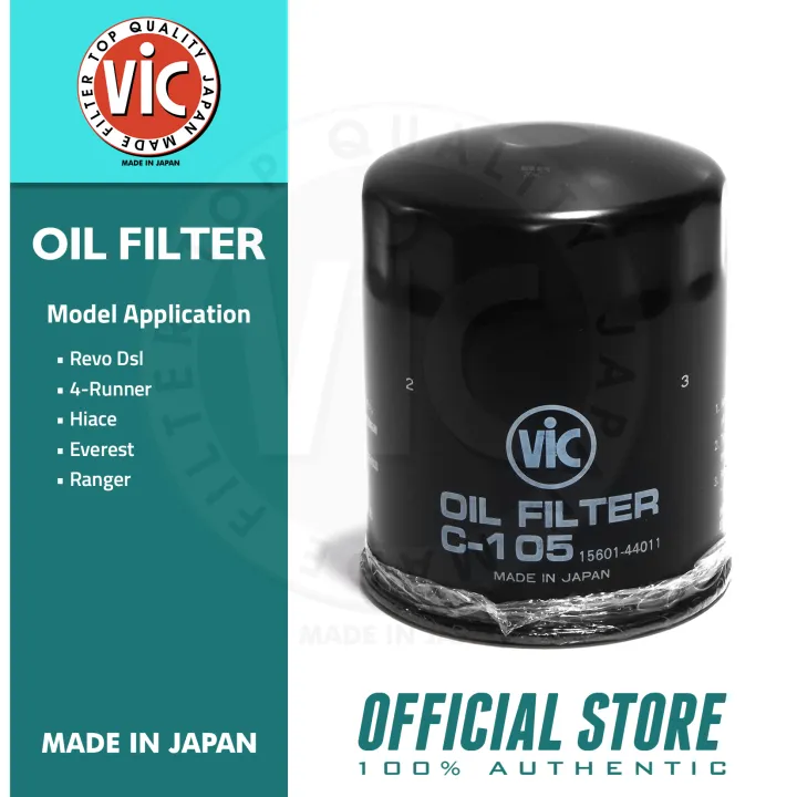 VIC Oil Filter C-105 for Toyota Revo Dsl, 4-Runner, Hiace, Ford Everest ...