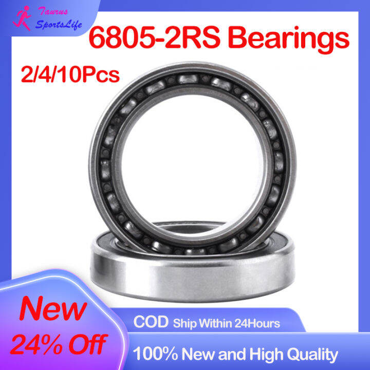 6805 2RS Bearing Steel Rubber Sealed Sealed Thin Wall Deep Groove Steel ...