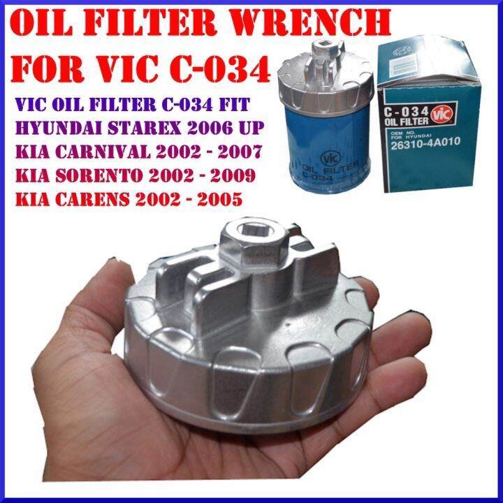 Oil Filter Wrench for Vic c-034 for Hyundai Starex Kia Carnival Sorrento | Lazada PH