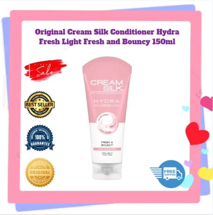Original Cream Silk Conditioner Hydra Fresh Light Fresh and Bouncy ...