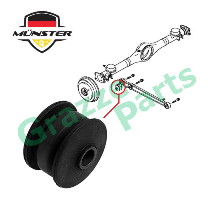 (1pc) Münster Rear Trailing Arm Bush Suspension 48537-97201 for Perodua ...