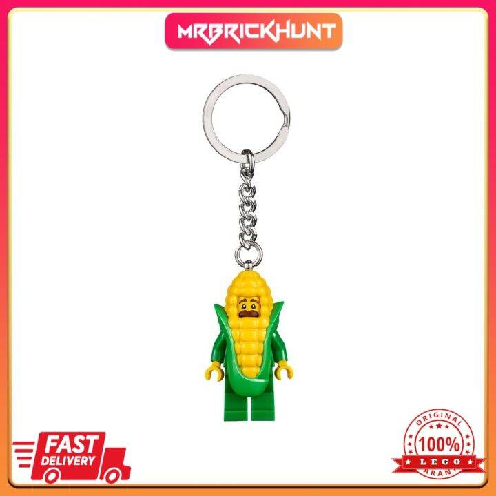 [MrBrickHunt] Lego Key Chain Corn Cob Guy | Lazada