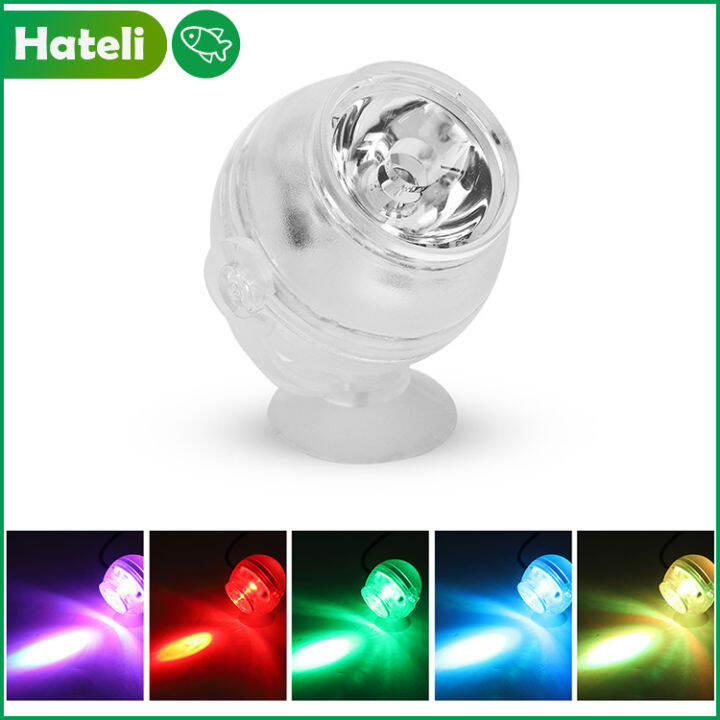 【HATELI】（Yellow Light）Aquarium Light LED Fish Tank Small Spotlight ...
