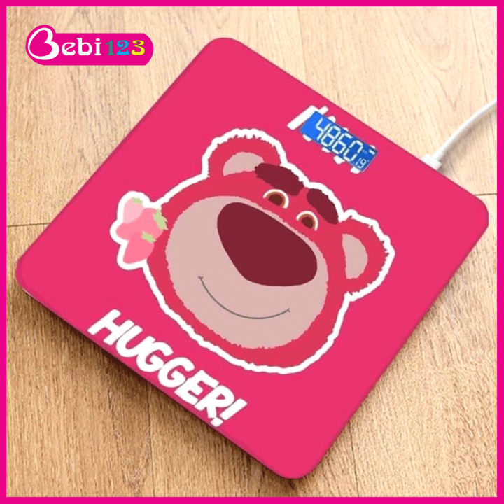 Cân điện tử, cân sức khoẻ hình Heo, Ong & Gấu Lotso chạy pin cho gia ...