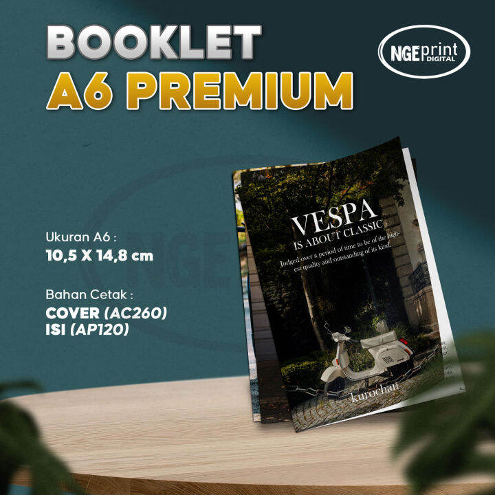 Cetak Buku A6 [PREMIUM] / Cetak Booklet Company profile A6 / Cetak Buku Custom / Cetak Majalah ...
