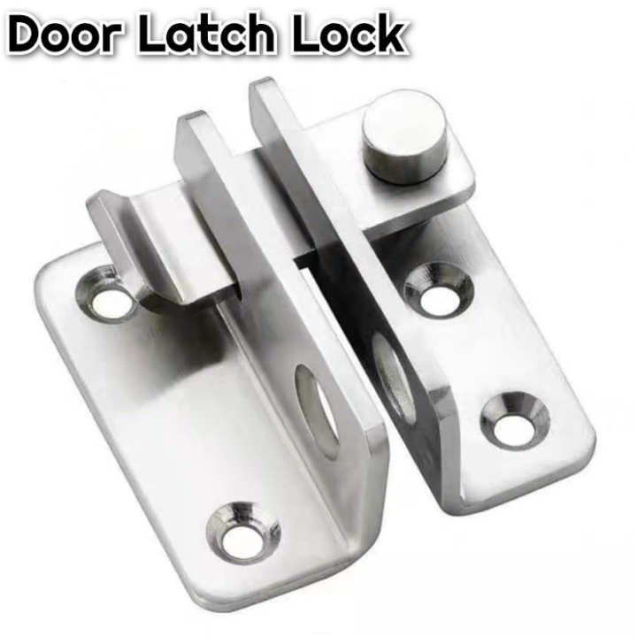BH906 1pc Stainless Steel Muti Purpose Door Lock Buckle Sliding Lock ...