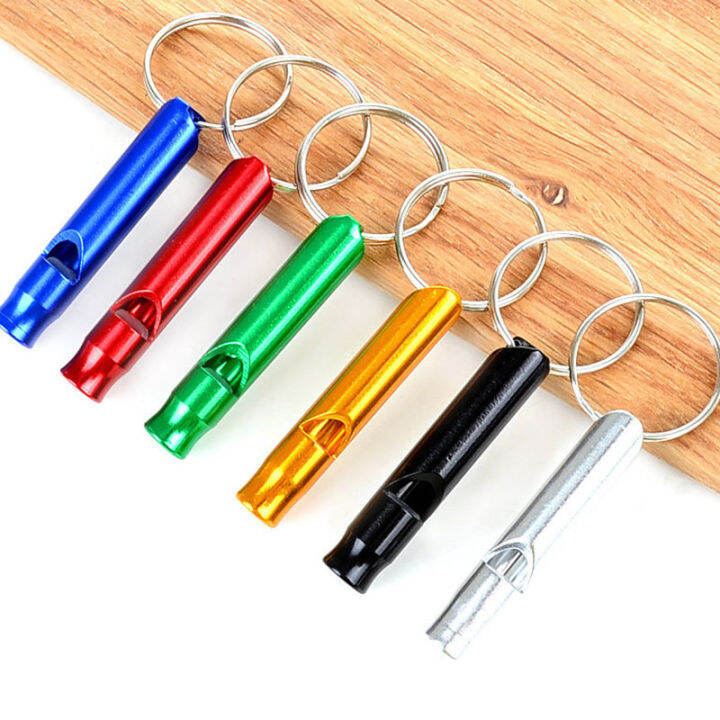 COD DVX Small Aluminum Metal Whistle Tube Keychain Emergency Survival ...