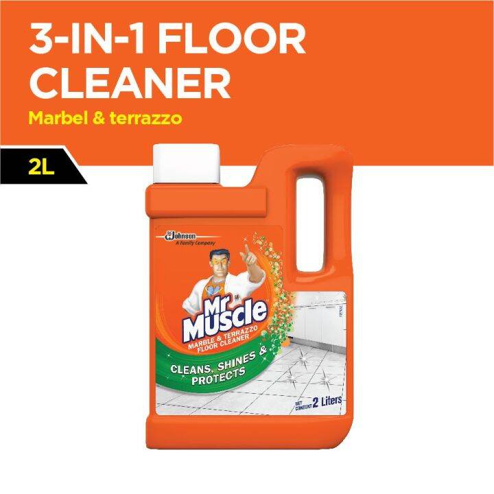 Mr Muscle Marble & Terrazzo Floor Cleaner/ Pencuci Lantai Marble (2 ...