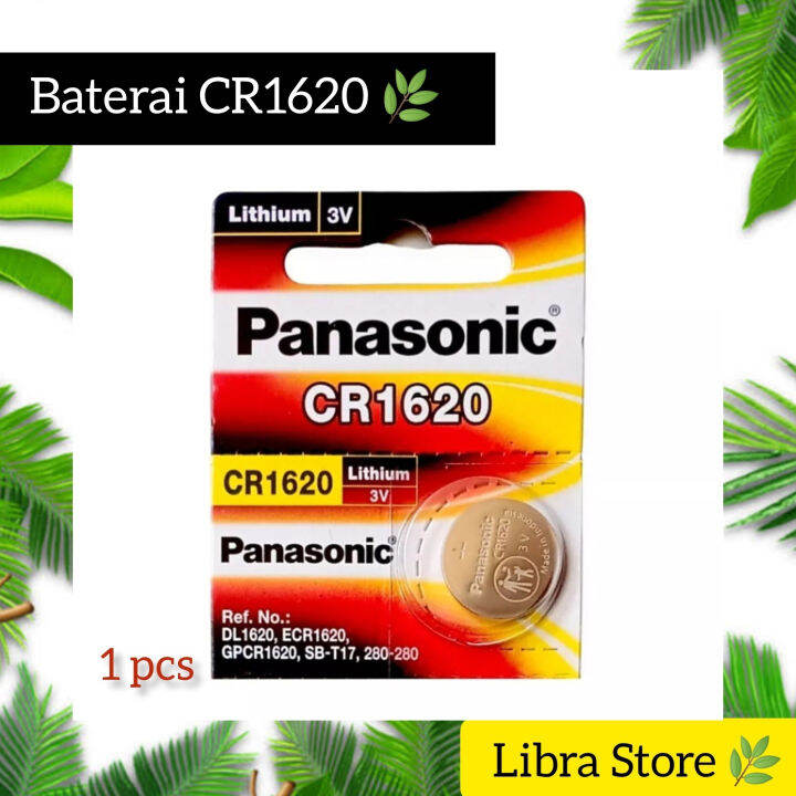 ISI 1 PCS - Baterai Panasonic Original CR1620 Lithium 3V Battery ...