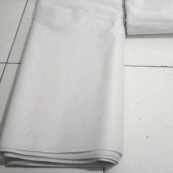 Kain Mori Harga Per Setengah Meter (0.5 M) Kain Kafan Kain Kaffan Kain ...