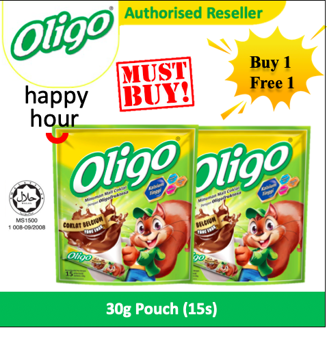 [Buy 1 Free 1] Oligo Chocolate Malt Drink Hi-Calcium With Oligofructose ...