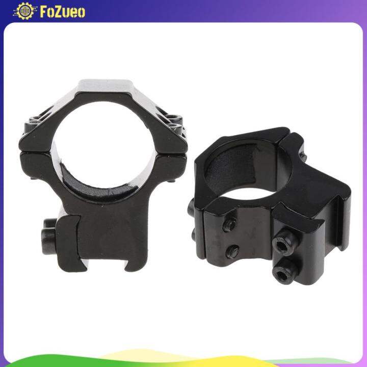 FoZueo 25.4mm 1" Scope Mount Rings Fits 11mm Dovetail Rail Flashlight ...