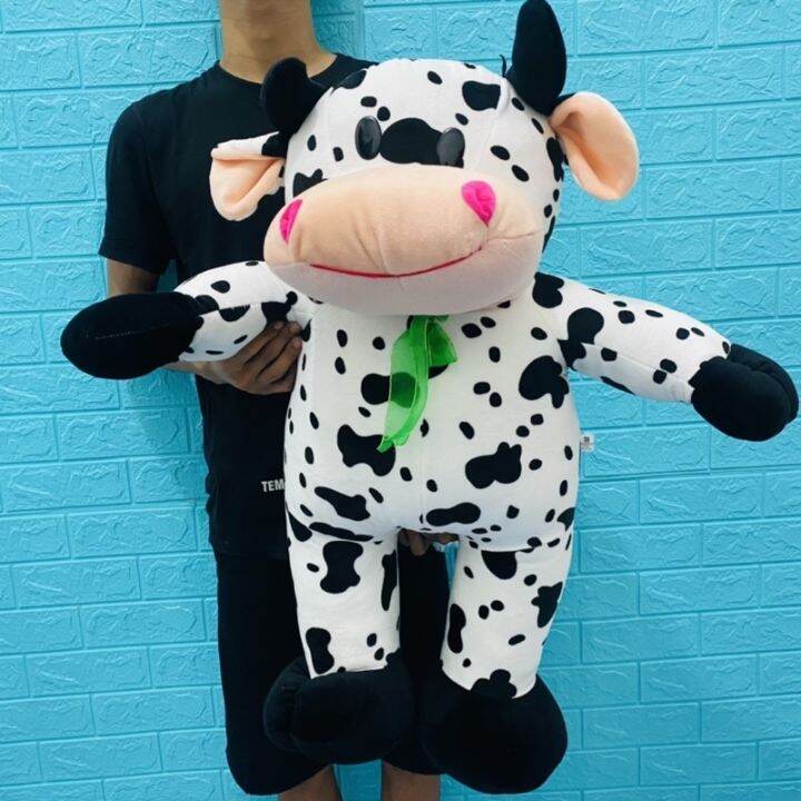 Boneka Sapi Jumbo Standing Berdiri Tinggi 1 Meter Berlabel SNI | Lazada ...