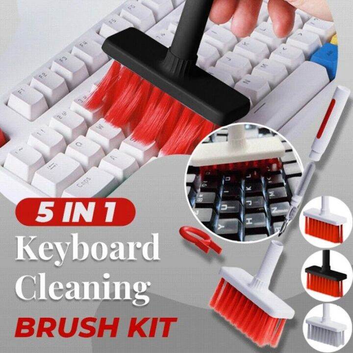 Chrisper 5 In 1 Keyboard Soft Cleaning Brush Kit Cleaning Pen Wireless ...
