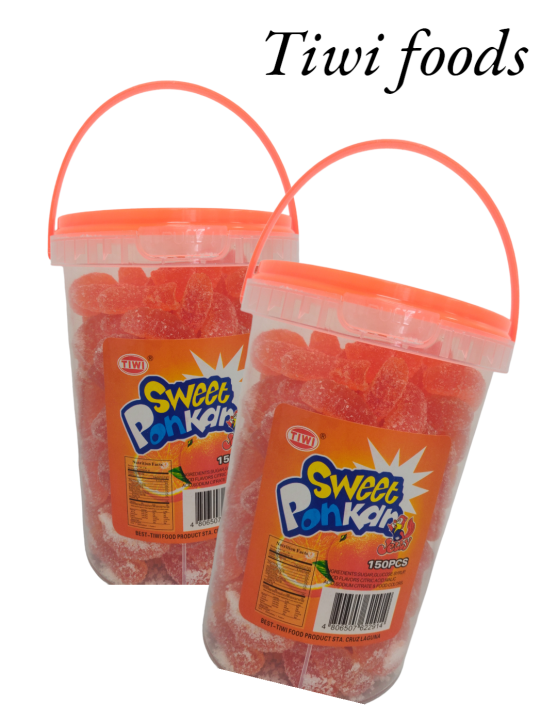 Tiwi Sweet Gummy Ponkan Jar 150 pcs | Lazada PH