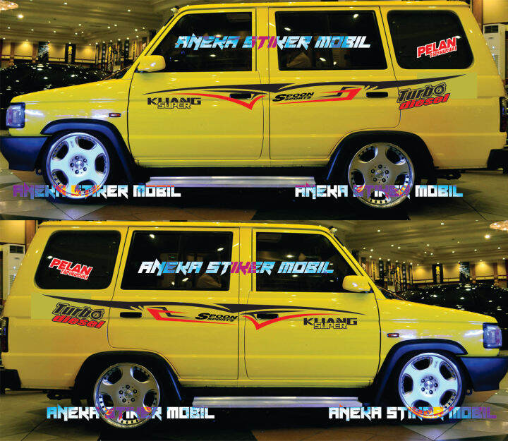 Stiker Mobil Kijang Super Model List Striping Keren Terbaru | Lazada ...
