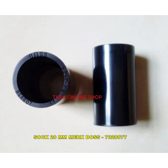 SOK-SOCKET SAMBUNGAN PIPA CONDUIT HITAM 20 MM merk BOSS - 7020077 ...