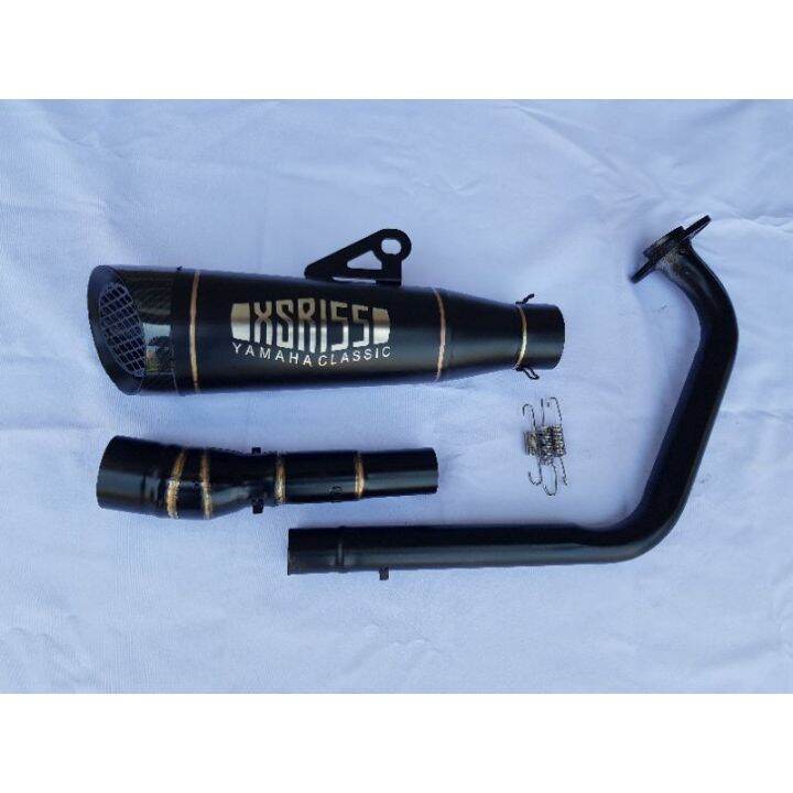 knalpot Custom Yamaha Xsr 155 fullsytem Underbelly Black series ...