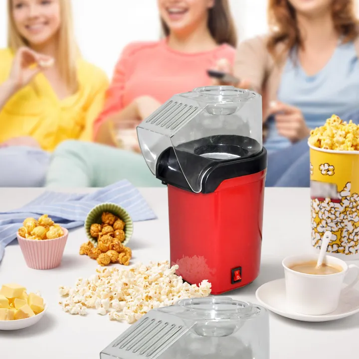 Electric Corn Popcorn Maker Machine 1200W Fast Hot Air Mini Popcorn ...