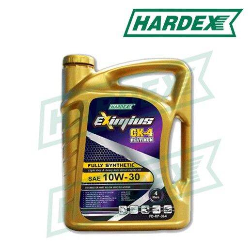 Hardex Platinum 10W30 Fully Synthetic CRD, Diesel and Gasoline Engine ...
