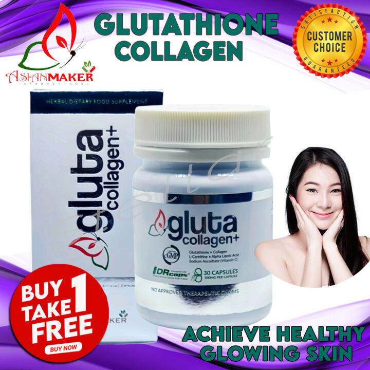 BUY 1 TAKE 1! NEW IN MARKET Asian Maker Glutathione Collagen Age Defy ...