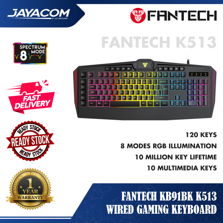 Fantech K513 Booster Membrane Wired Gaming Keyboard (KB91BK) | Lazada
