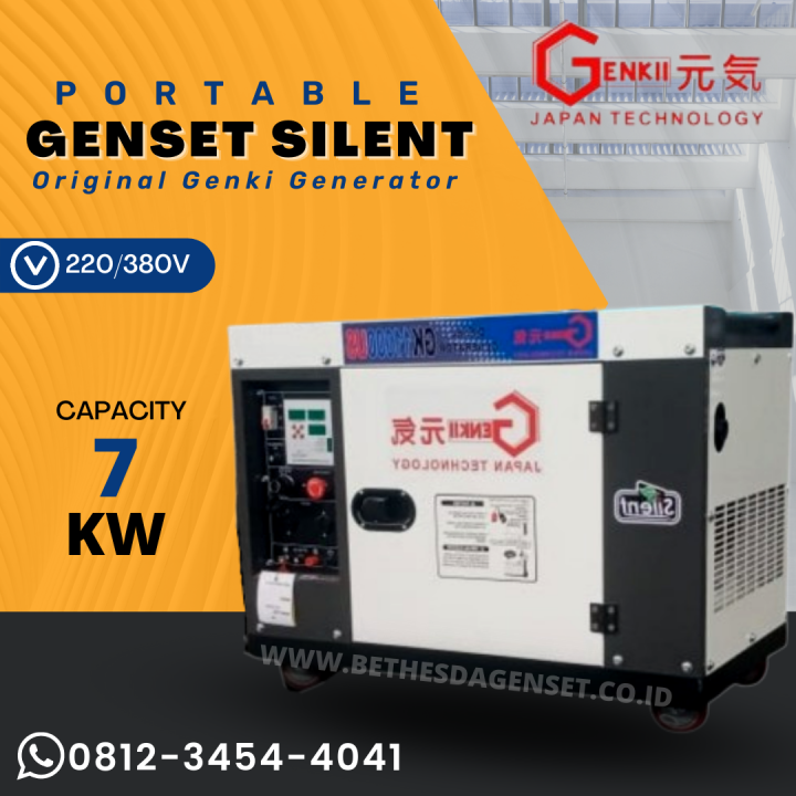 Portable Genset 8 KVA silent type Genki | Lazada Indonesia