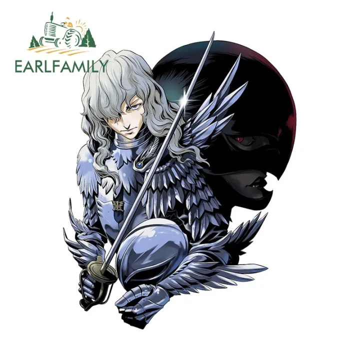 EARLFAMILY 13cm x 10.2cm Berserk Griffith Car Stickers Creative ...