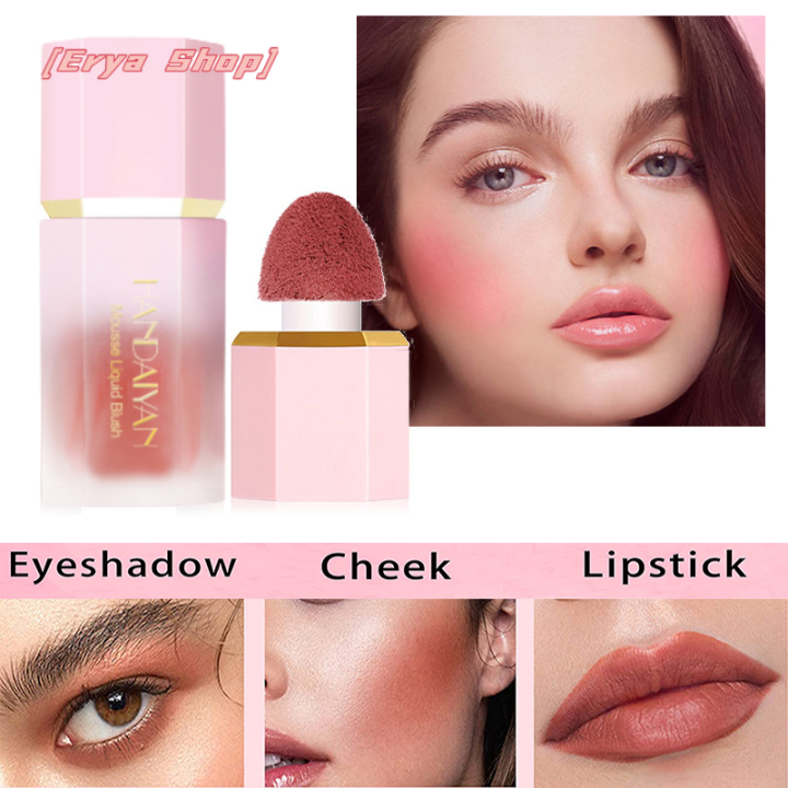 Erya Shop Handaiyan Waterproof Facial Blush Stick Natural Cheek Rouge 6 ...