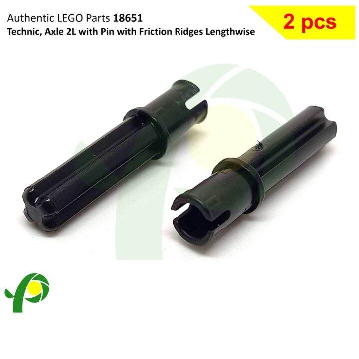 LEGO Parts 18651 Technic Axle Pin 3L with Friction Ridges Lengthwise ...
