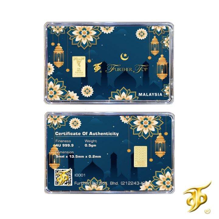 [NO COD] 999.9 FINE GOLD BAR (RAYA) - ( 0.5 / 1 GRAM ) FURTHER TOP ...