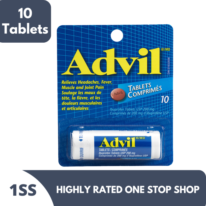 Advil Tablets 200mg 10tabs | Lazada PH