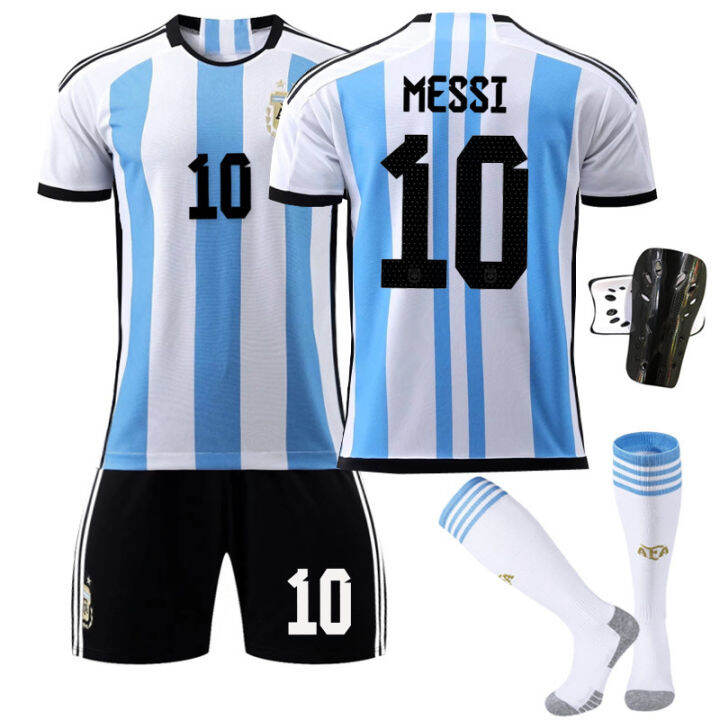No. 10 Messis Argentina National Football Team Soccer Jerseys for Boys ...