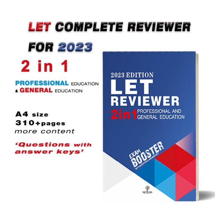 LET Reviewer 2023 edition Professional Education and General Education ...