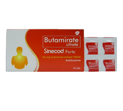 Sinecod forte 50mg 100 Tablets (DRY COUGH,MAKATING LALAMUNAN,MATAGAL N ...