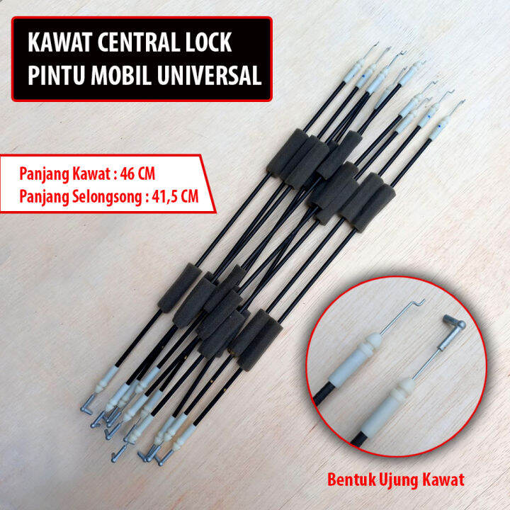 Kawat Central Lock Pintu Mobil 46 cm Kabel kunci pintu mobil kawat ...