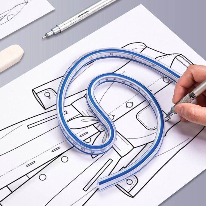 FUTUI 30cm Multifunctional Drawing Tool Student Measurement School ...