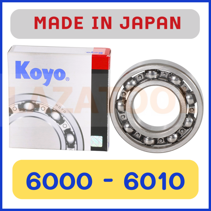 KOYO 6000 6001 6002 6003 6004 6005 6006 6007 6008 6009 6010 ตลับลูกปืน ฝาเปิด 2 ข้าง เม็ดกลม ของ ...