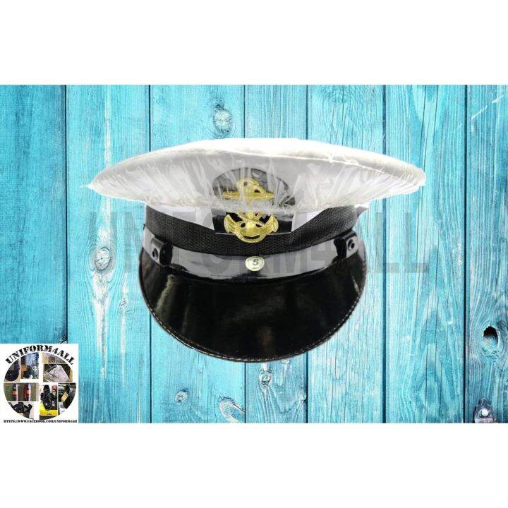 U4A) maritime,marine,seaman piercing cap with logo (anchor) | Lazada PH