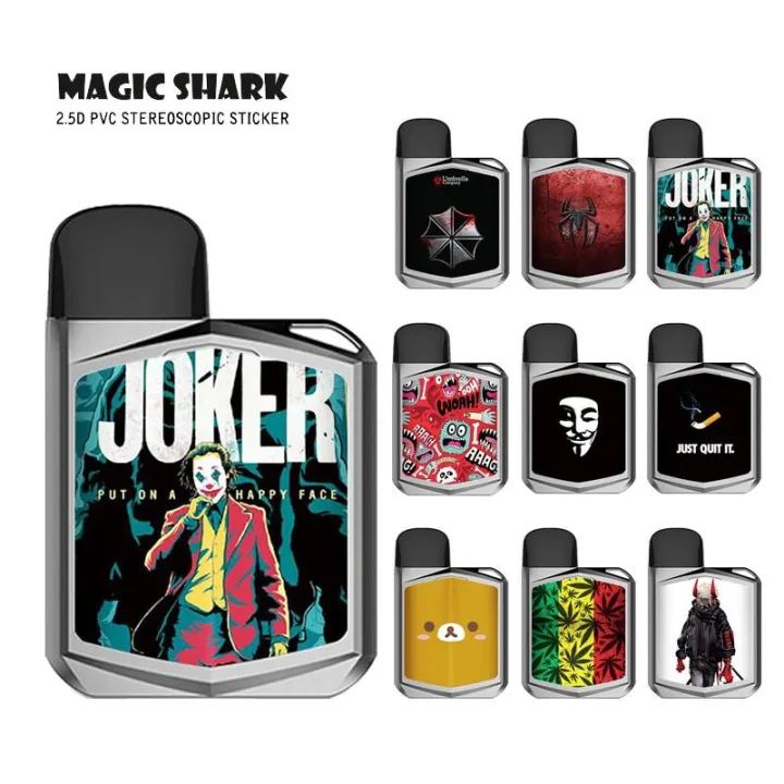 New Umbrella Skull Bear Leaf Cover Skin Film for Uwell Caliburn KOKO ...