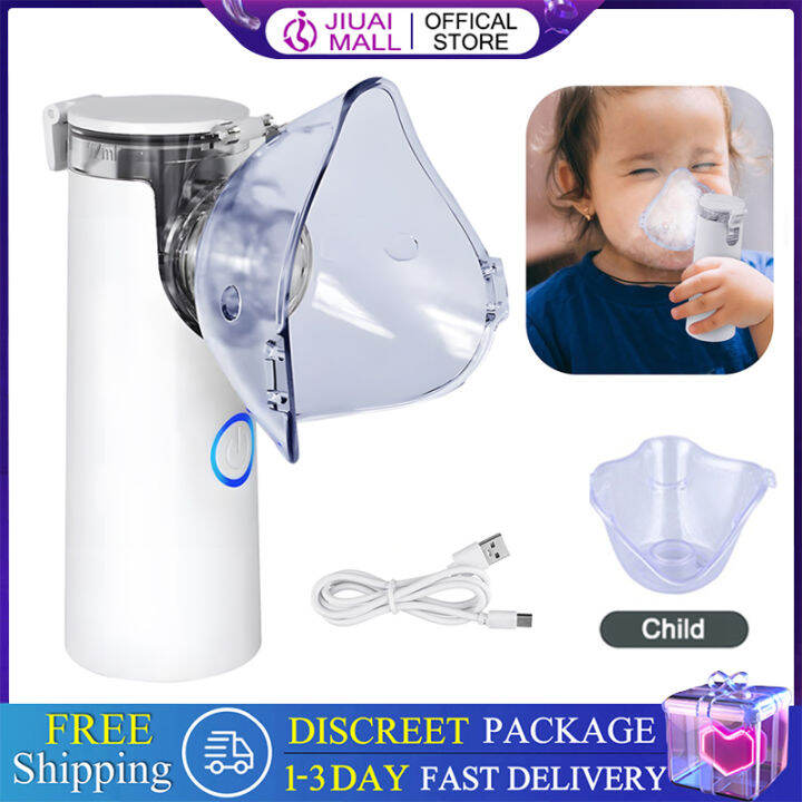 JIUAI Medical Ultrasonic Atomization Nebulizer Handheld Portable ...