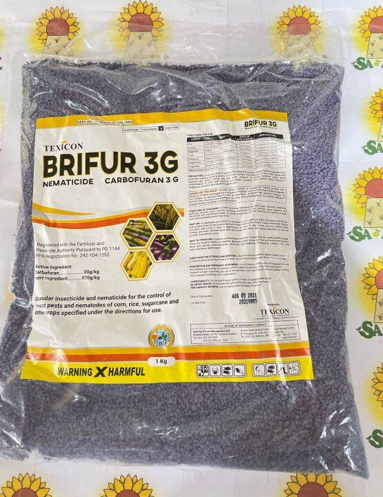Brifur 3G Nematicide like Furedan Carbofuran 3G (1 kilo) by Texicon ...